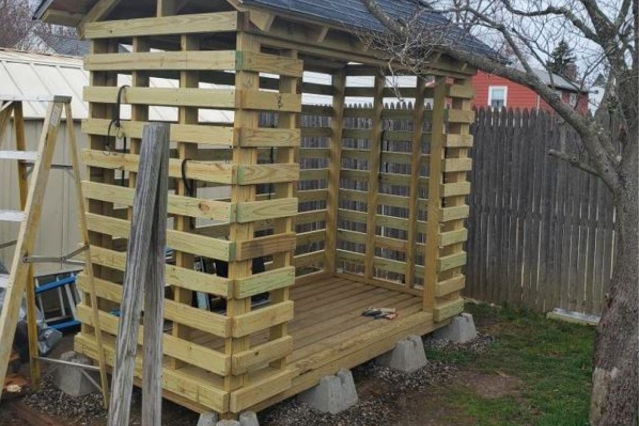 16 Free Firewood Storage Shed Plans | BuildEazy