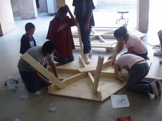 How to build a Hexagonal Table with Seating | BuildEazy