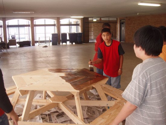 How to build a Hexagonal Table with Seating | BuildEazy