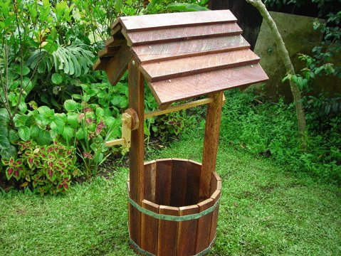 🌼 How to build a wooden wishing well | BuildEazy
