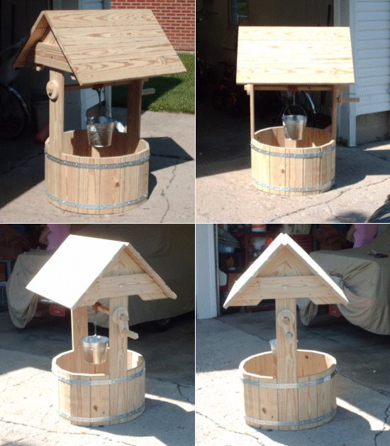 🌼 How to build a wooden wishing well | BuildEazy