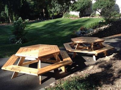 How to build a Hexagonal Table with Seating | BuildEazy