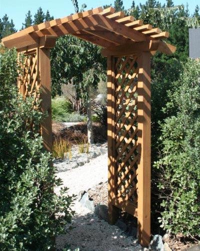 🔨 How to build an arbor with pitched rafters | BuildEazy