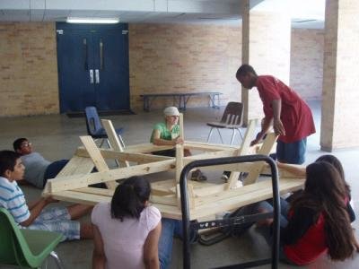 How to build a Hexagonal Table with Seating | BuildEazy
