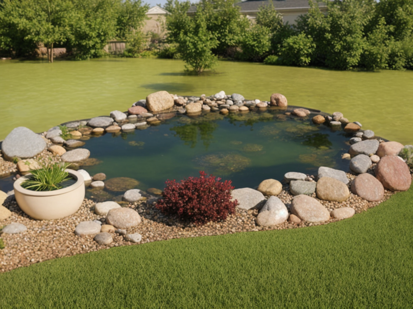 🔨 How to construct a simple Garden Pond | BuildEazy